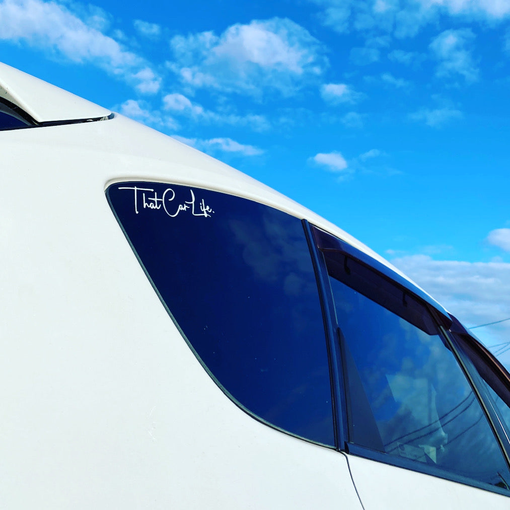 ThatCarLife OG Script Car Decal (Large)